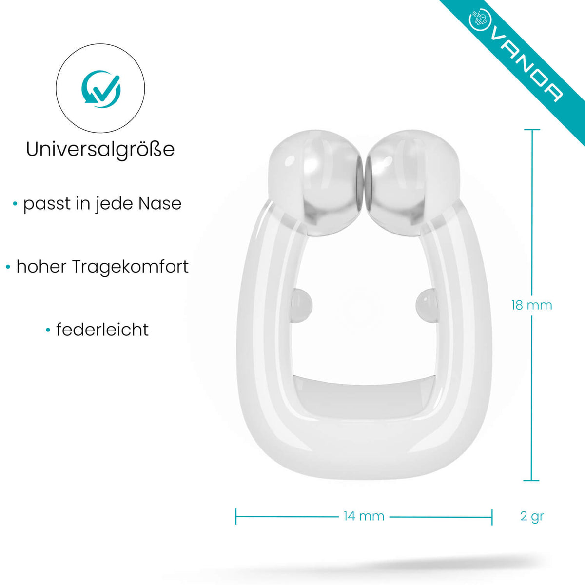 Schnarchstopper - 2er Set inkl. Anti Schnarch Tipps – VANOA